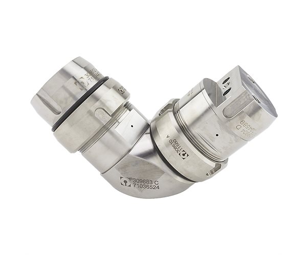 DUAL AXIS SWIVEL WITH SIDE AND END PORTS, OMAX #309882-2