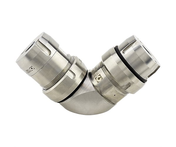 DUAL AXIS SWIVEL WITH END PORTS; OMAX 309882-3