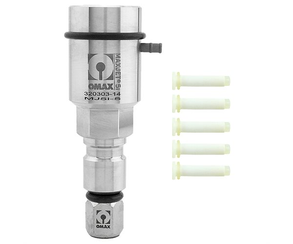 MAXJET 5i DIA. NOZZLE ASSY / W FILTERS, .014", OMAX#307448-14